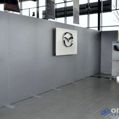 Zabudowa stała - podział dużej przestrzeni - Omega QUBE Line - Omegasystem